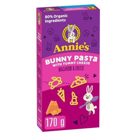 Annies Macaroni And Cheese Bunny Pasta With Yummy Cheese 170 G Voilà