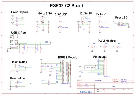 schematic review for led driving pcb see comments for details r esp32