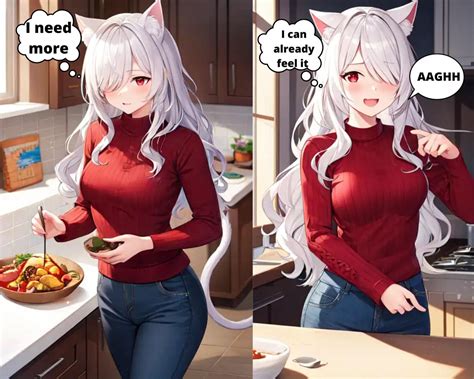 The Growing Catgirl Teaser By Itreabuna On Deviantart
