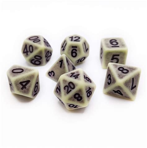 Ancient Dice Iii Wytch Bone Rpg Role Playing Game Dice Set Dark Elf