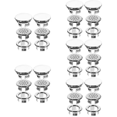 Mlins 30 Pcs Sink Overflow Cover Plastic Basin Hole Cover Wash Basin Mlins 30 Pcs Sink Overflow Cover Plastic Basin Hole Cover Wash Basin