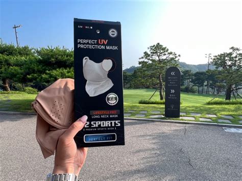 골프마스크 유투스포츠 롱넥 라이프스타일프로 자외선차단마스크 네이버 블로그
