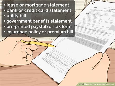 Easy Ways To Get Proof Of Address 11 Steps With Pictures