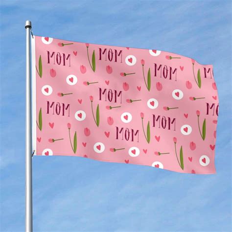 Cayyon Happy Mothers Day Flags 3x5 Happy Mothers Day Flag Banner With