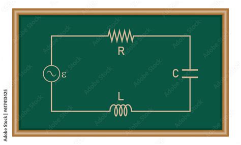 Series Lcr Circuit Connected To An Ac Source Resistor Capacitor And
