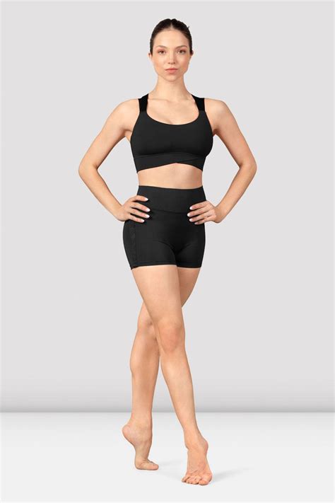 Ladies Mirella Majesty High Waist Short Black Bloch Dance Uk