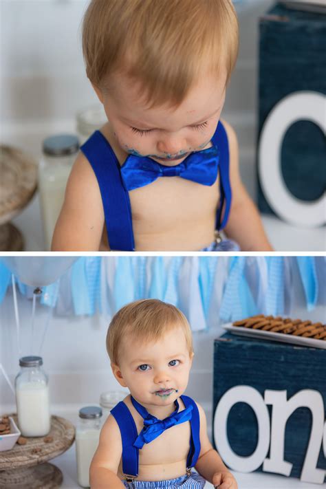 Cookie Monster Cake Smash — Memory Lane Photography
