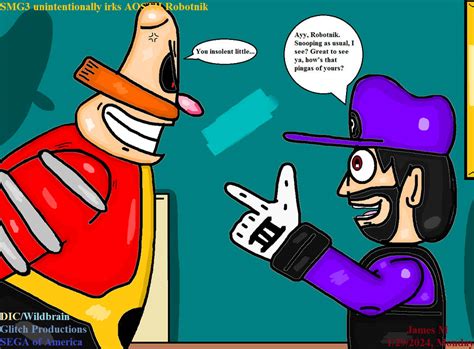Smg3 Unintentionally Irks Aosth Robotnik By Cvgwjames On Deviantart