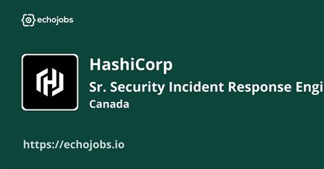 Hashicorp Is Hiring Sr Security Incident Response Engineer Usd 165k