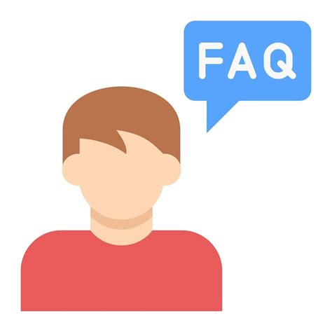 Iconos De Preguntas Frecuentes Vector Premium