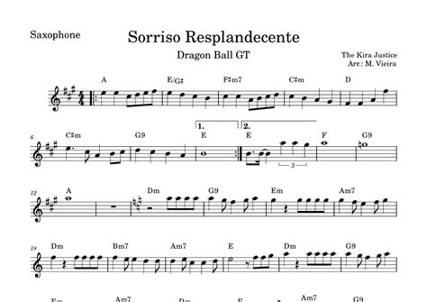 Dan Dan Kokoro Hikareteku Sorriso Resplandecente Arr Misa Vieira