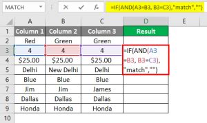 Matching Columns In Excel How To Match Columns In Excel