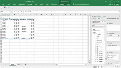 Excel Pivot Условия във филтъра на Dax функция Calculate Аула урок