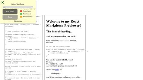 markdown previewer