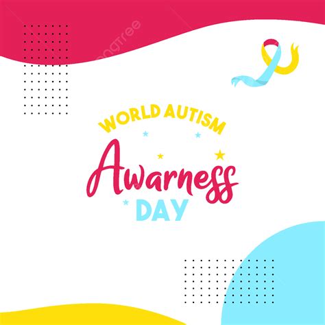 World Autism Awareness Vector Design Images World Autism Awarness Day