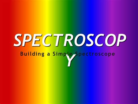 Simple Spectroscope