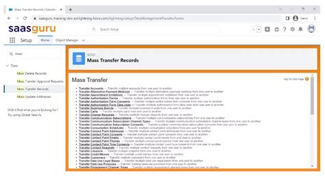 How To Mass Transfer And Delete Records In Salesforce Saasguru