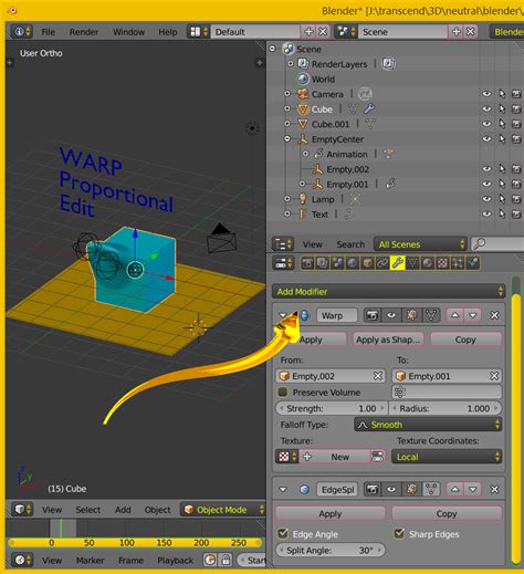 Animation How To Create A Fluiddistortion Effect On A Solid Object