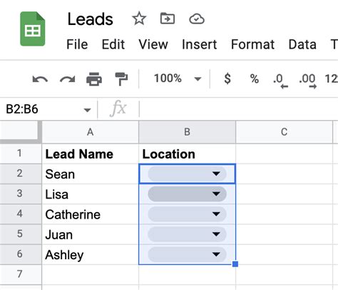 How To Create A Drop Down List In Google Sheets With Multiple