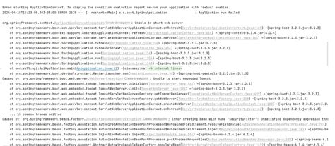 Erro Na InicializaÇÃo Do Projeto Migration Spring Boot 3 Documente