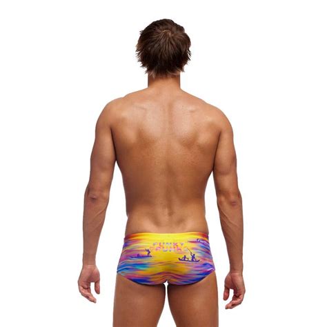 Funky Trunks Mens Sidewinder Trunks Darkinjung Sunset The Swimshop