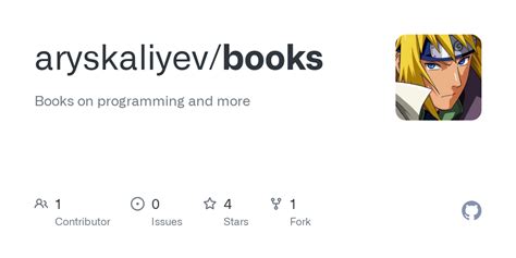 GitHub Aryskaliyev Books Books On Programming And More