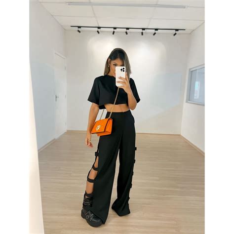 CALÇA CF NANDA Preta CAROLLA FERRARO