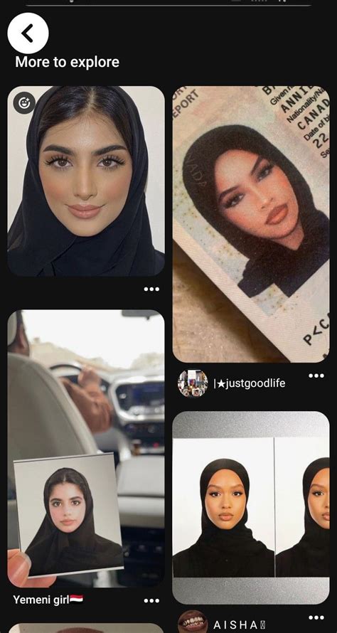 Yemeni Girl🇾🇪 Passport Photo Makeup Pretty Eyes Passport Pictures