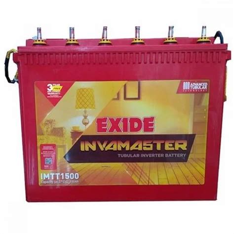 Exide Inva Master Imtt1500 Battery At 15500 Piece Exide Tubular