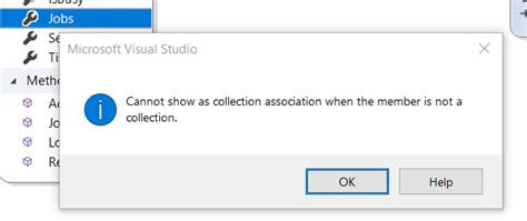 Bindablecollection Unable To Show As Collection Association In Vs