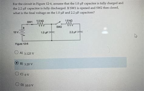 Solved For the circuit in Figure assume that the μF Chegg