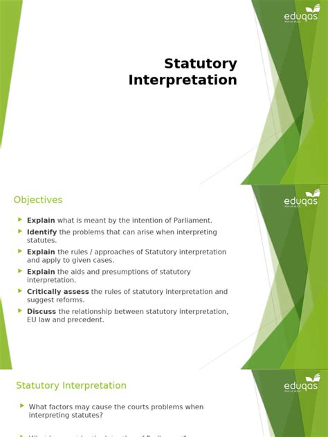 Statutory Interpretation Pdf