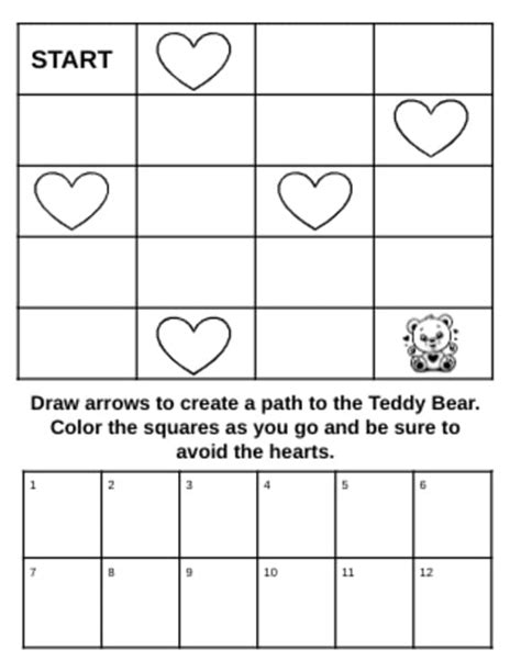 Printable Coding Activities Valentines Day Theme 20 Engaging Worksheets
