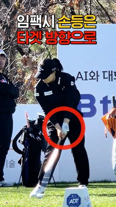 임팩시 손등은 타겟 방향으로 임희정 Klpga Youtube