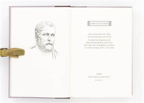 The History Of The Peloponnesian War Thucydides Benjamin Jowett