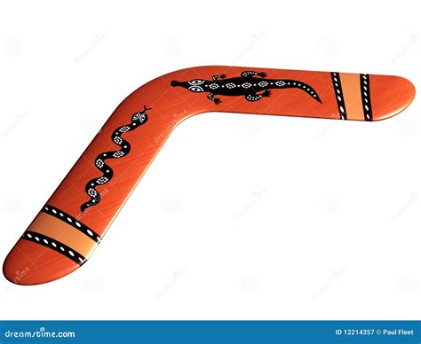 Aboriginal Boomerang Royalty Free Stock Photography Image 12214357