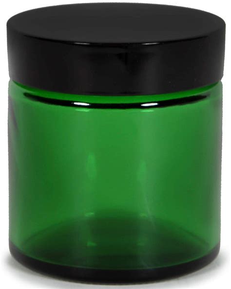 12pack Of 4 Oz Amber Round Glass Jars With Inner Liners And Black Lids