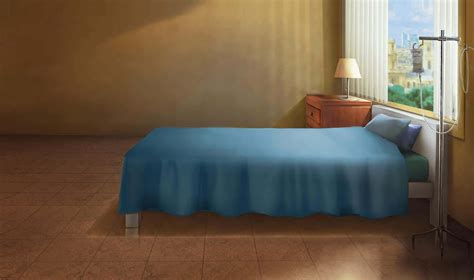Download A Bed With A Blue Blanket