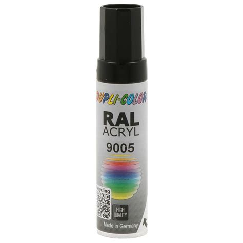 DUPLI COLOR RAL 9005 Tiefschwarz Matt 12 Ml Matt 12 Ml RAL 9005