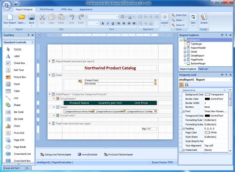 Using The Wpf Report Viewer Reporting Suite In Dxperience 20101