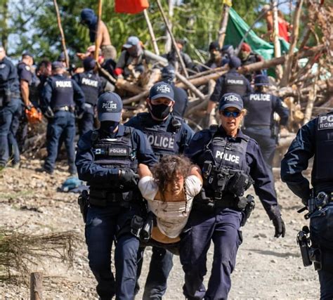 Police Treatment Of Indigenous Protesters Differs Starkly From White