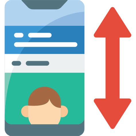 Scrolling Basic Miscellany Flat Icon