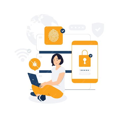 Premium Vector Firewall Cyber Security Data Protection Secured
