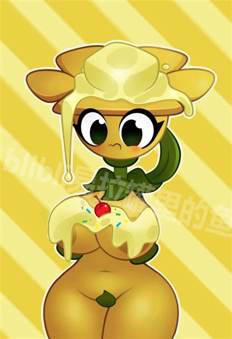 Rule 34 1girls Anthro Anthrofied Ass Breasts Breasts Buttercup Pvz Cherry Female Flora Fauna