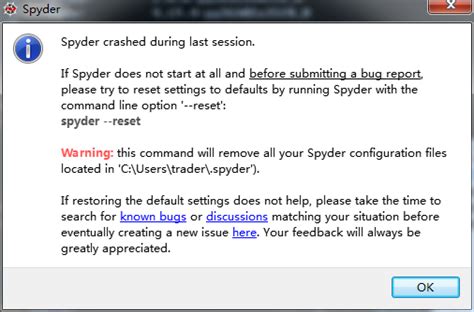 Spyder 326 Crasheswont Launch After Conda Install Into A Fresh