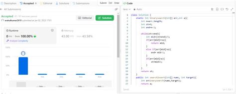 rahul kumar on linkedin leetcode codingjourney binarysearch