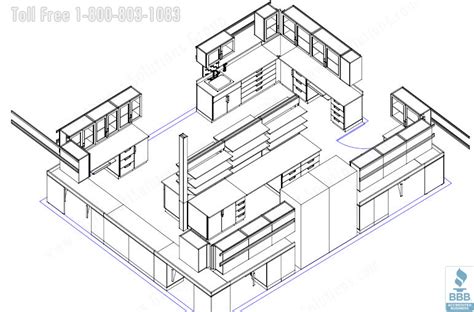Microbiology Lab Layout Design