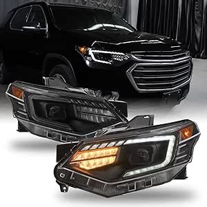 Amazon.com: AKKON - Fits 2018-2021 Chevy Traverse [HID/Xenon Type ...