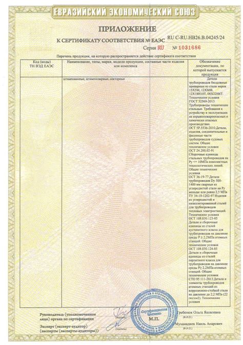 Сертификаты ТР ТС 032 2013 Iso 9001 2015 НАКС ИНТЕРГАЗСЕРТ