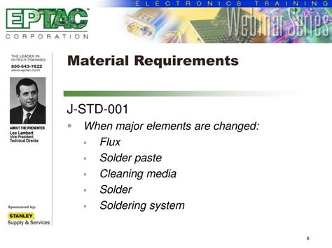 Ppt Flux Classification Part 1 Interpretation Of J Std 001 And J